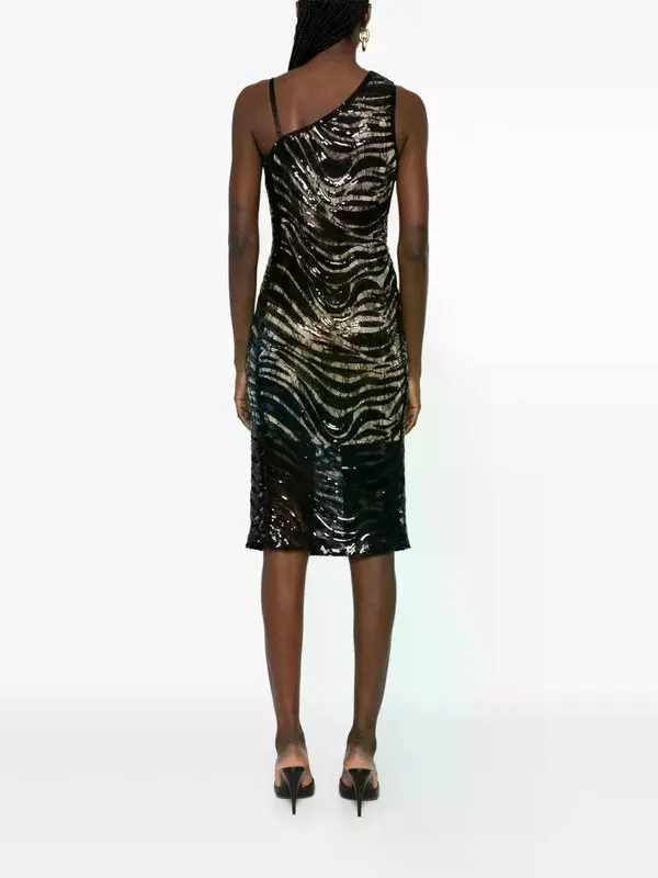Just Cavalli Paillette-embellished Midi Dress