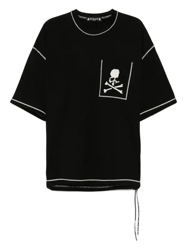 MASTERMIND WORLD Cross-stitch T-shirt - Black