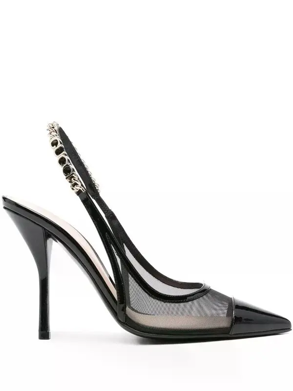 Gucci 110mm Signoria Slingback Pumps