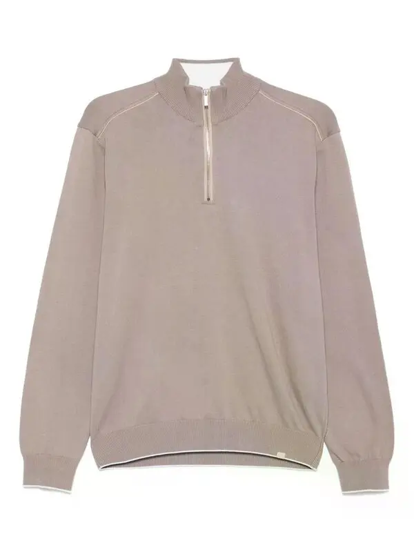 Paul & Shark Mini Logo-tag Sweatshirt - Brown
