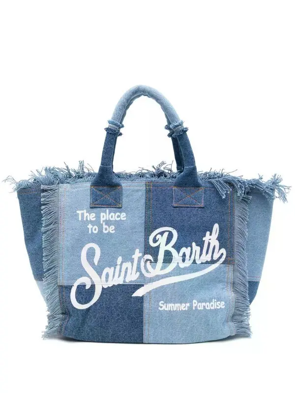MC2 SAINT BARTH Vanity Tote Bag - Blue