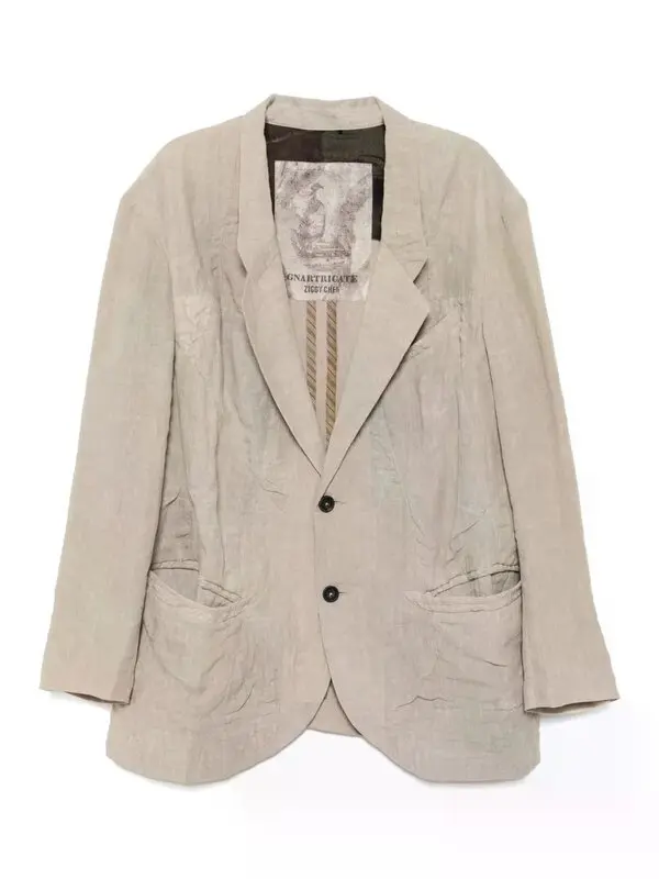 ZIGGY CHEN Linen Blazer