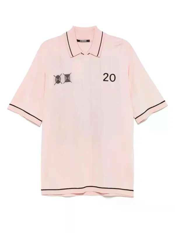 Jacquemus Le Polo Liga Polo Shirt - Pink