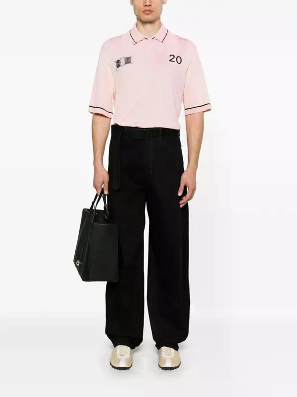 Jacquemus Le Polo Liga Polo Shirt - Pink