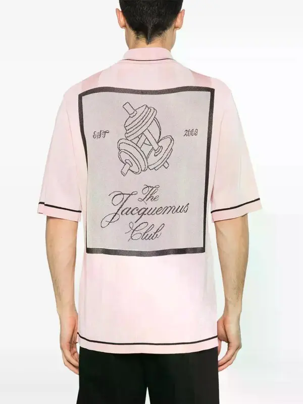 Jacquemus Le Polo Liga Polo Shirt - Pink