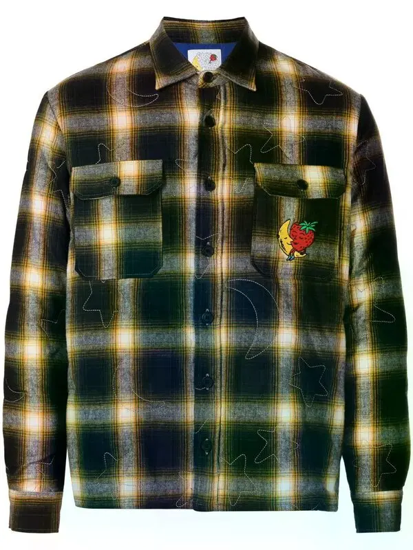 SKY HIGH FARM WORKWEAR Quilted Flannel Shirt