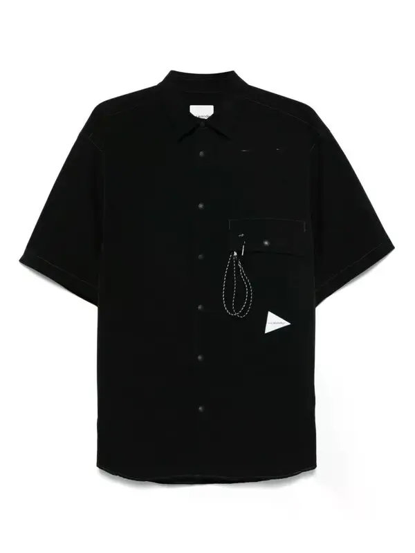 AND WANDER Utility-pocket Shirt