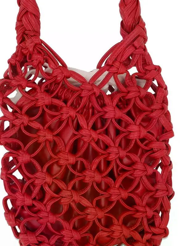 Comme Des Garçons Knotted Shoulder Bag - Red