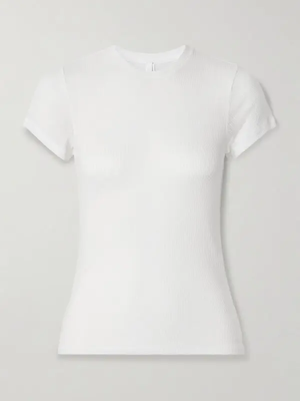 SKIMS Sheer Stretch-jersey T-shirt