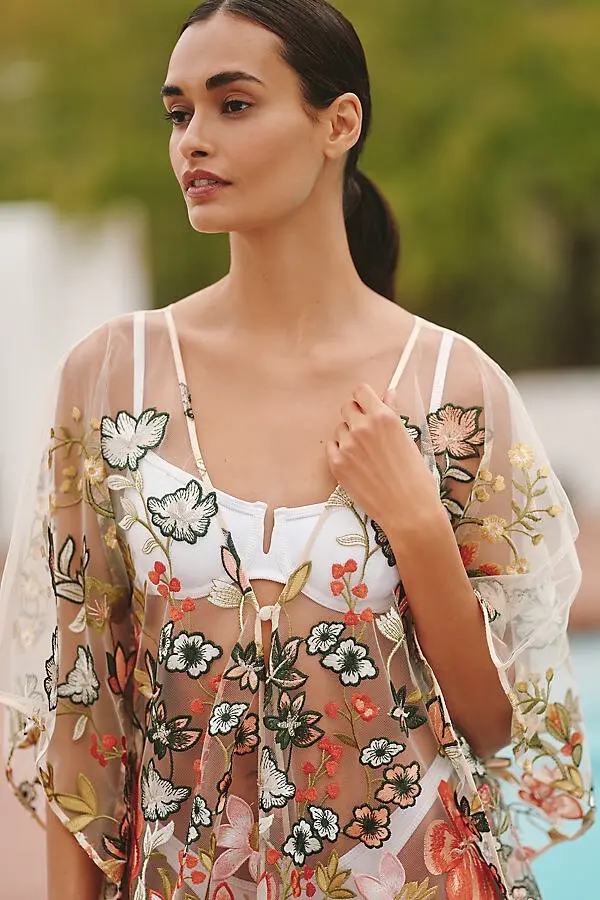 green sheer cover up dress VENUS Cover Up Dress | Mosstone