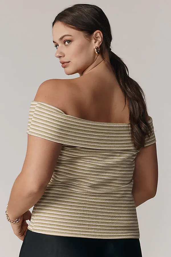 MON RENN Off-the-shoulder Top
