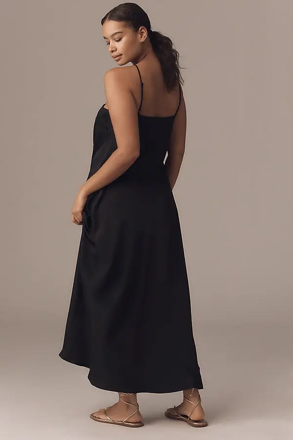 Anthropologie Veda Halter Slip Midi Dress