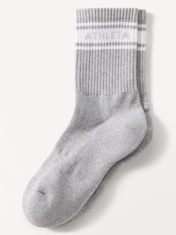 Athleta Everyday Crew Socks - Grey