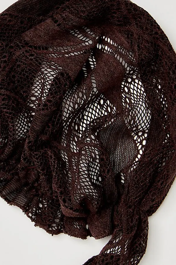 Free People Mellody Hair Scarf - Cocoa