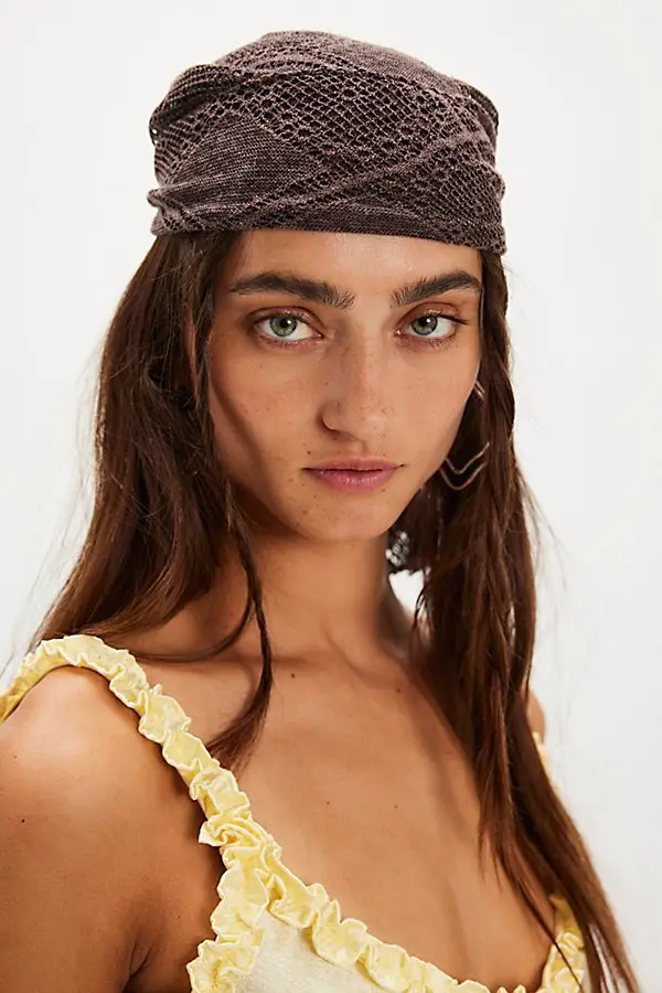 Free People Mellody Hair Scarf - Cocoa