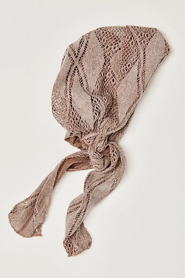 Free People Mellody Hair Scarf - Latte