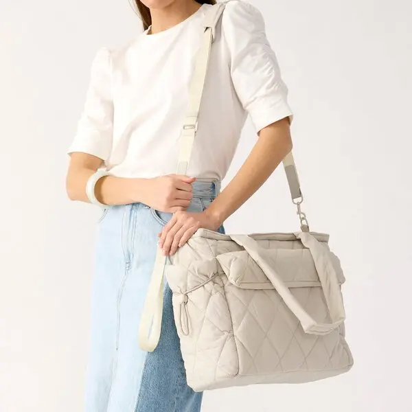VERA BRADLEY Quilted Diaper Bag Tote