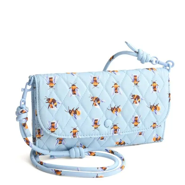 VERA BRADLEY Wildwood Wallet Crossbody - Blue