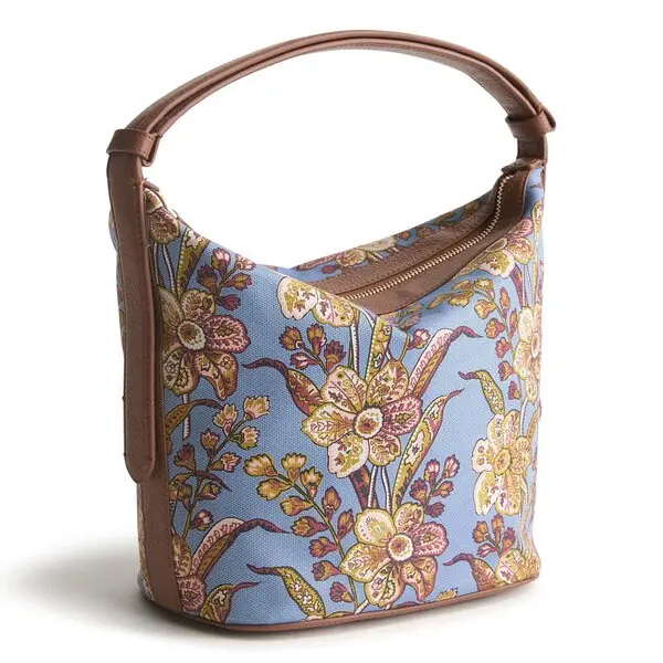 VERA BRADLEY Astoria Begonia Fields Shoulder Bag - Blue