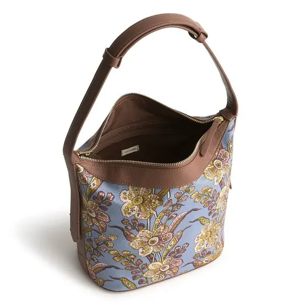 VERA BRADLEY Astoria Begonia Fields Shoulder Bag - Blue