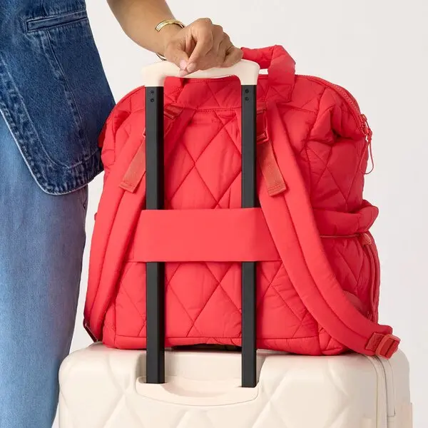 Vera Bradley Welland Diaper Tote Backpack - Red - 40% Off  display picture 1