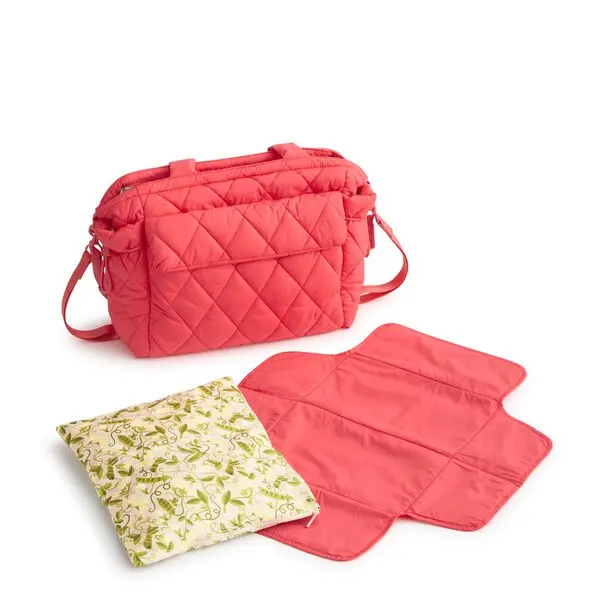VERA BRADLEY Welland Diaper Bag Tote - Red