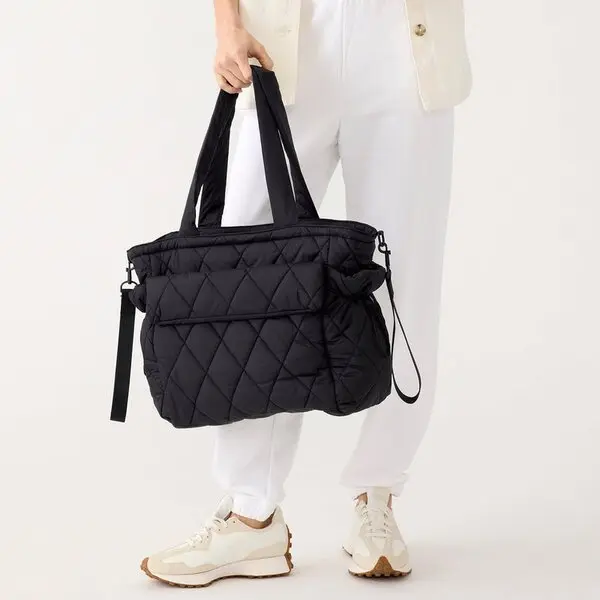 VERA BRADLEY Welland Diaper Bag Tote - Black