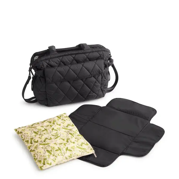 VERA BRADLEY Welland Diaper Bag Tote - Black