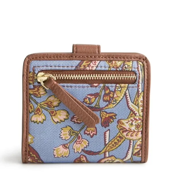 VERA BRADLEY Small Tab Wallet In Begonia Fields