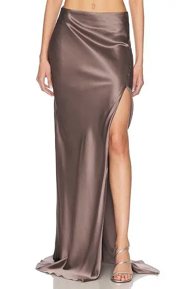 THE SEI Gala Bias Slit Skirt