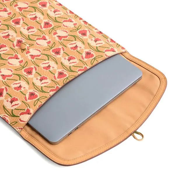 VERA BRADLEY Small Envelope Tech Sleeve In Curly Tulips