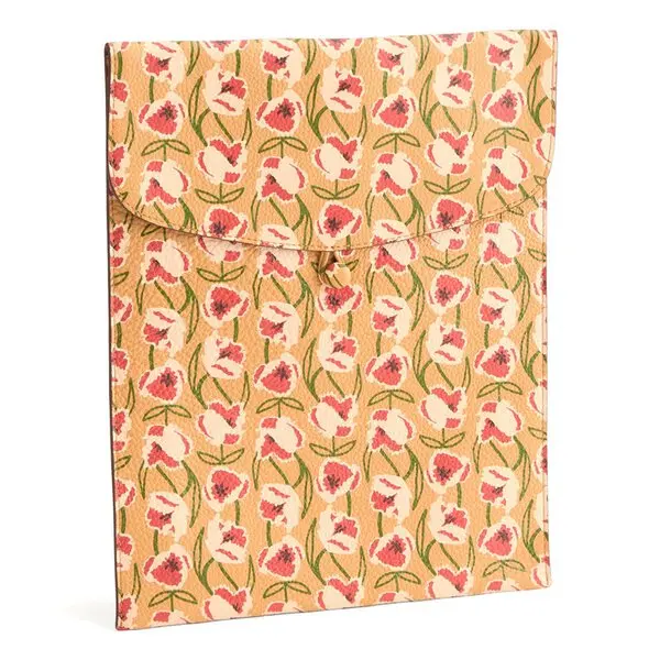 VERA BRADLEY Small Envelope Tech Sleeve In Curly Tulips - Red/pink