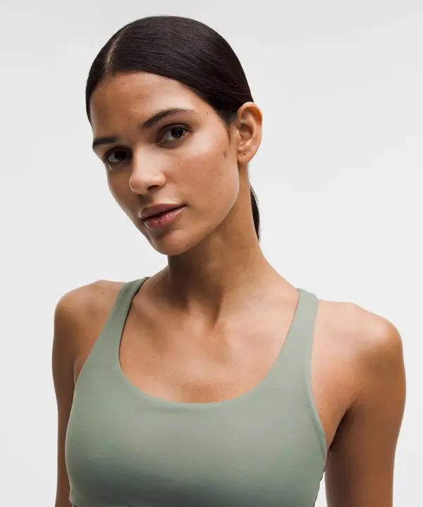 Lululemon Energy Longline Bra Medium Support, B-d Cups - Willow Leaf