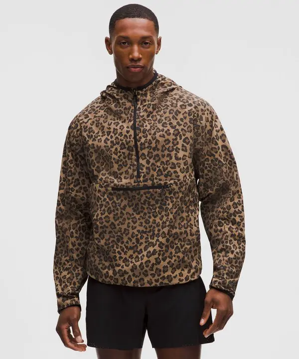 Lululemon Multi-pocket Running Anorak - True Leopard Multi