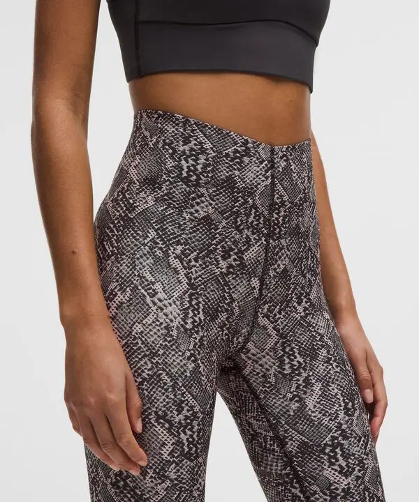 Lululemon Glow Up™ Super-high-rise 28" Tights - Snake Structure Grey Multi