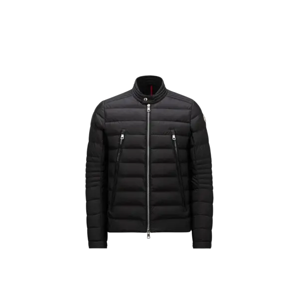 Moncler Amiot Down Biker Jacket