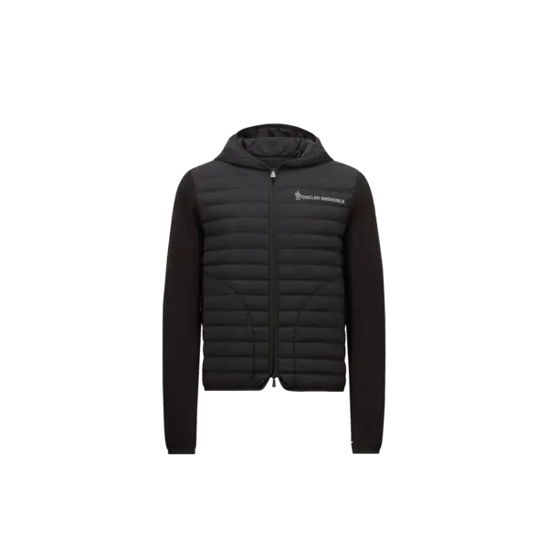 Moncler Padded Zip-up Hoodie - Black