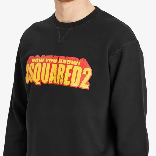 Dsquared2 3d Logo Cool Fit Crew Sweat