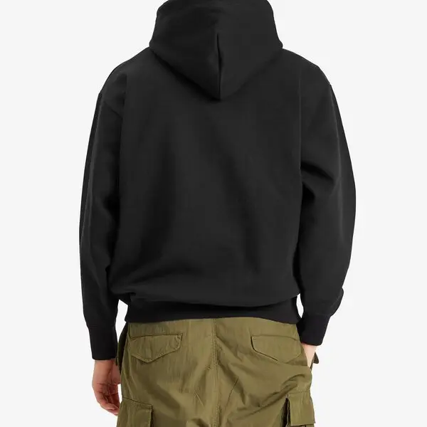 Wtaps Wut Embroidered Hoodie - Black | Editorialist