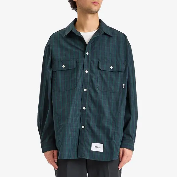 WTAPS Broadcloth Black Watch Check Shirt