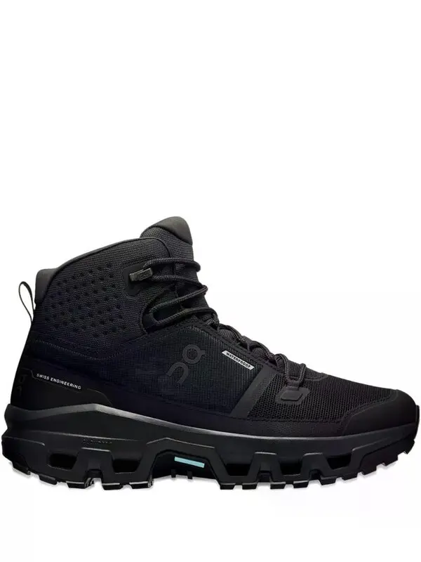 On Cloudrock Mid Wp Sneakers - Black
