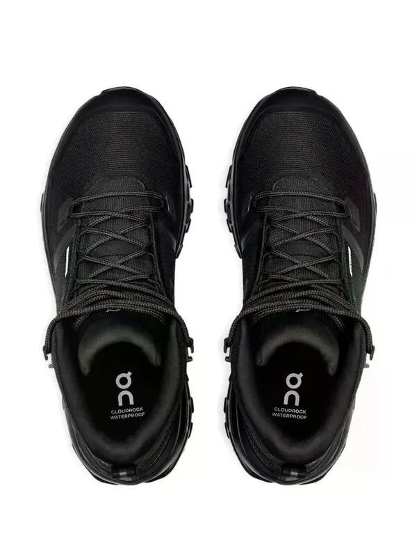 On Cloudrock Mid Wp Sneakers - Black