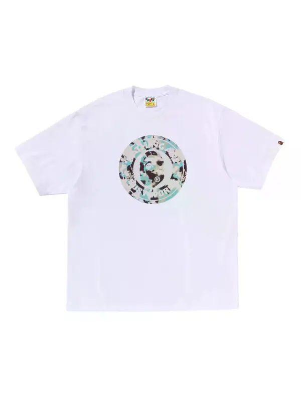 A BATHING APE Logo-graphic T-shirt - White