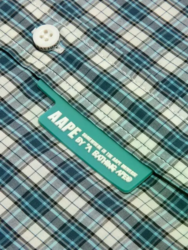 AAPE BY *A BATHING APE® Plaid Shirt