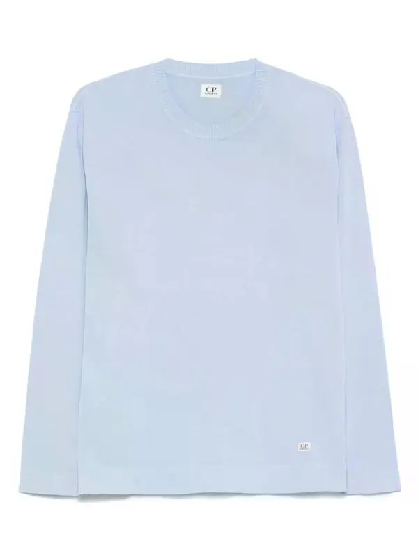 C.P. COMPANY Cotton Crepe T-shirt - Blue