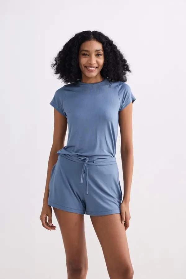 REISTOR Essential Tee And Shorts Set - Blue