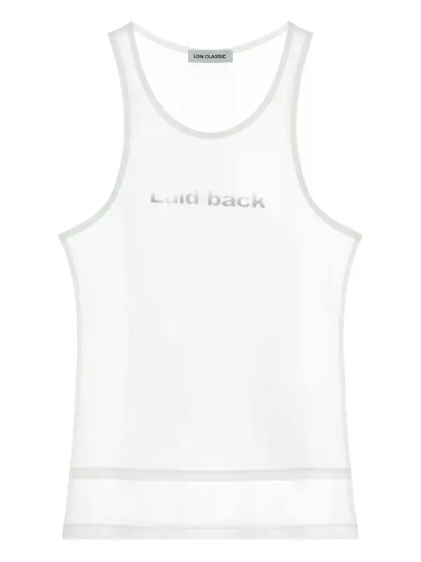 LOW CLASSIC Text-graphic Tank Top