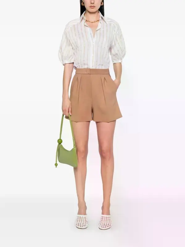 MAZZARELLI Claudia Striped Shirt - Neutrals
