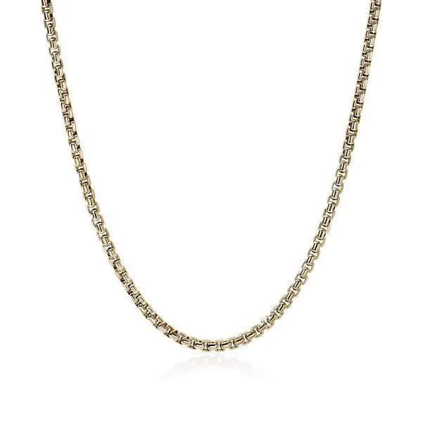 John Hardy Box Chain Necklace 3.7mm - Gold