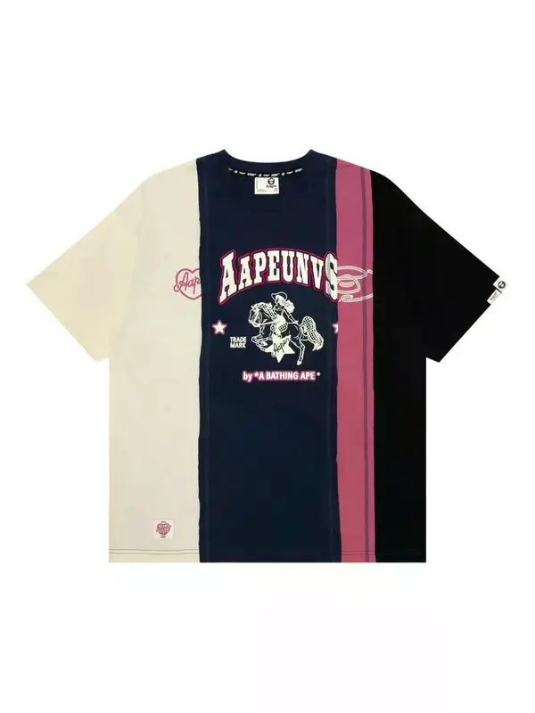 A BATHING APE Aape * Colour-block T-shirt